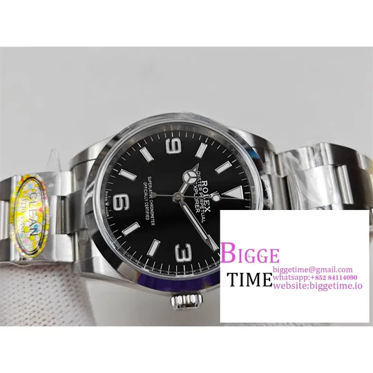 Explorer 124270 36mm 904L Steel Clean 1:1 Best Edition Black Dial on SS ...